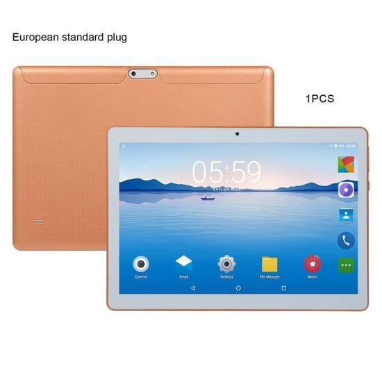 Tablette en plastique KT107, Tablette grand écran HD 10,1 pouces ...
