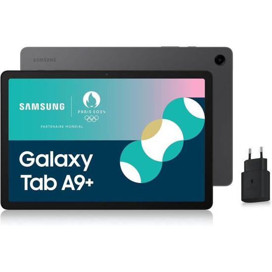 Galaxy Tab A9+ Tablette Android, 64 Go De Stockage, Grand Écran De 11 ...