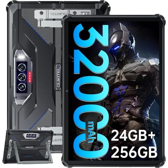 Rt7 5G Tablette Incassable - 32000Mah Batterie,24Gb+256Gb(Tf 1To),48Mp ...