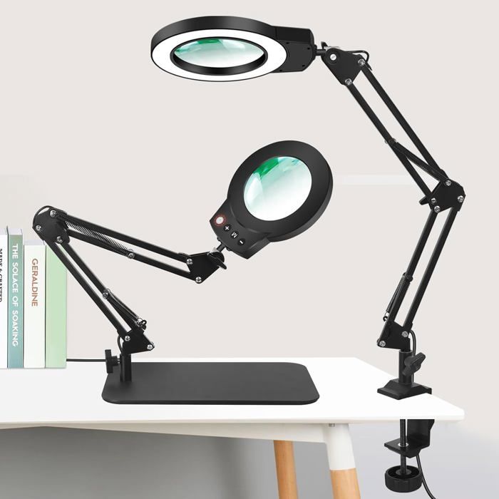 Lampe loupe LED Lampe loupe Lampe de Travail Lampe cosmétique pour Les cosmétiques Pratiques ...