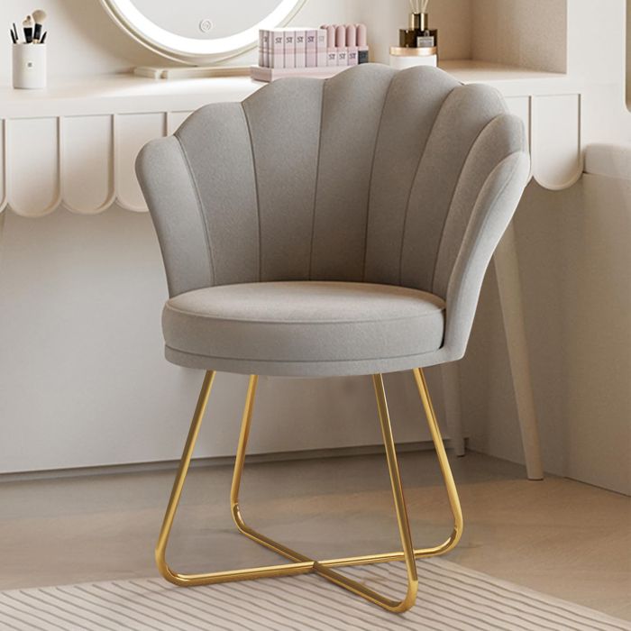 Chaise de Salon Élégante en Velours , Design Raffiné avec Pieds Croisés ...