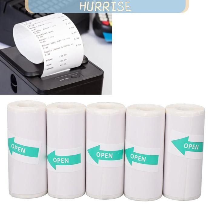 HURRISE Papier à imprimé thermique 10 Rouleaux à imprimé Thermique ...