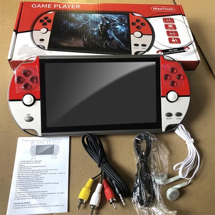 Seule console-Carte 32 Go-Console de jeu vidéo rétro X40, écran HD 7 ...