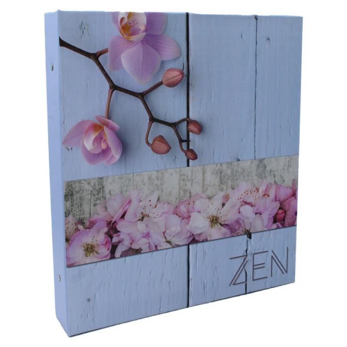 Classeur photo à pochettes zen bl pour 400 photos 11x15 - Orchidées ...