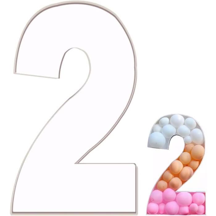 Chiffre Anniversaire Geant,Stand De Ballon Arc, Numéro De Carton De 2,4 ...