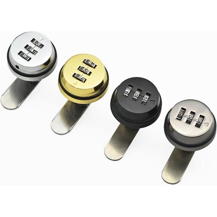 Serrure À Code Smart Cam For Porte D'Armoire Combinaison À 3 Chiffres ...