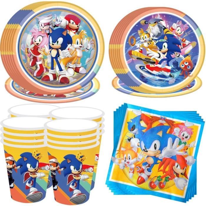68 Stück Cartoon Party Geschirr So Nic Geburtstag Deko So Nic ...