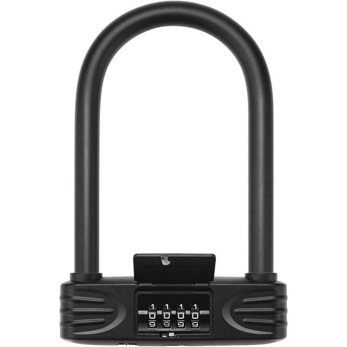 Cadenas En U Robuste, Combinaison Rotative À 4 Chiffres Avec Mot De Passe, Avec Anse En U ...