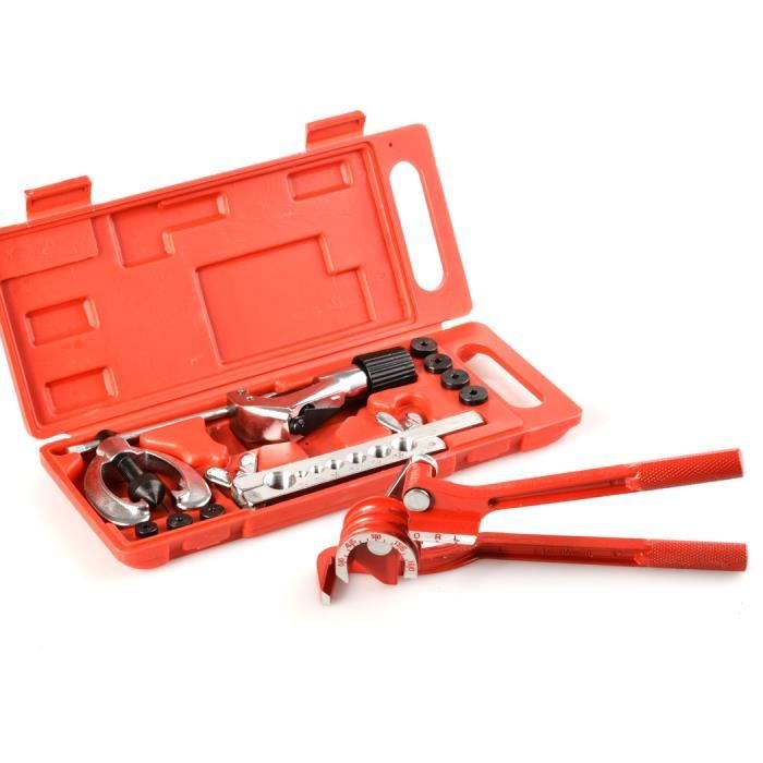 3-en-1 180 degrés Tubing Bender Cutter Double évasement outil ligne Kit ...