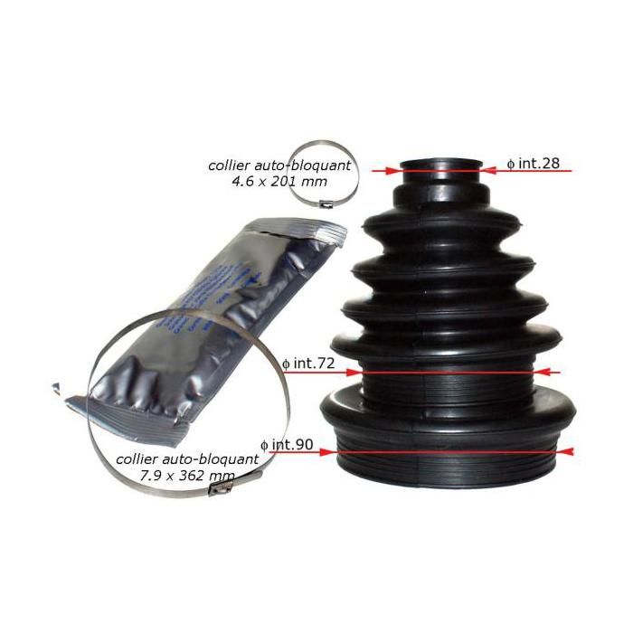 KIT SOUFFLET DE CARDAN UNIVERSEL POUR UTILITAIRE ET 4X4 - Cdiscount Auto