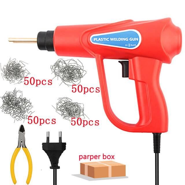 Poste a souder,Agrafeuse à chaud 70W pour plastique, Kit de réparation de pare-chocs de voiture ...