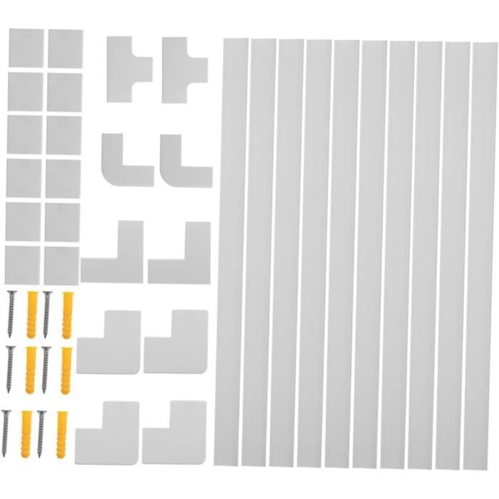1 Jeu Goulotte En Pvc Câblage Électrique Gaine De Cordon Gestion Des ...
