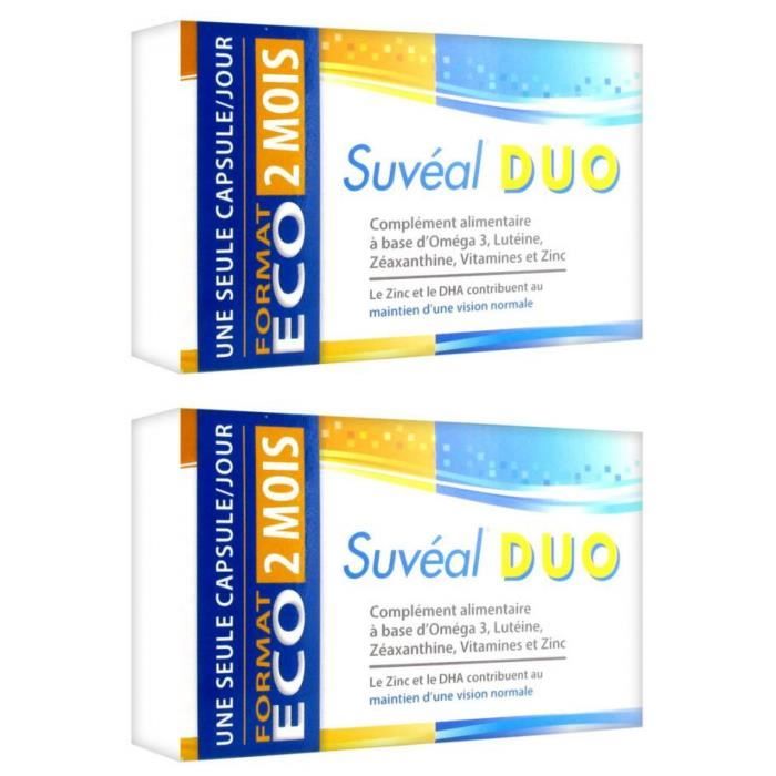 Densmore Suvéal Duo Lot de 2 x 60 Capsules - Cdiscount Santé - Mieux vivre