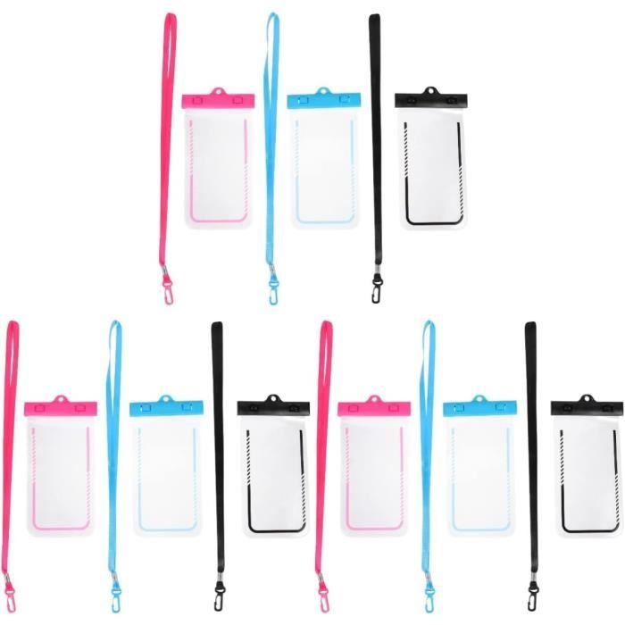 9 Ensembles Sac Étanche Mobile Pochette Pour Téléphone Sous-Marin De ...