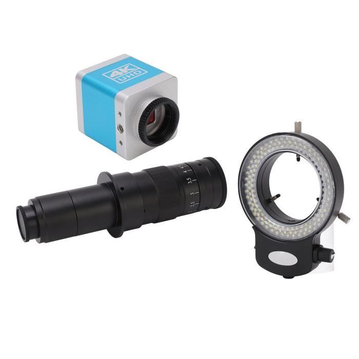 Fdit Microscope d'inspection Caméra de microscope 4K sortie HD caméra ...