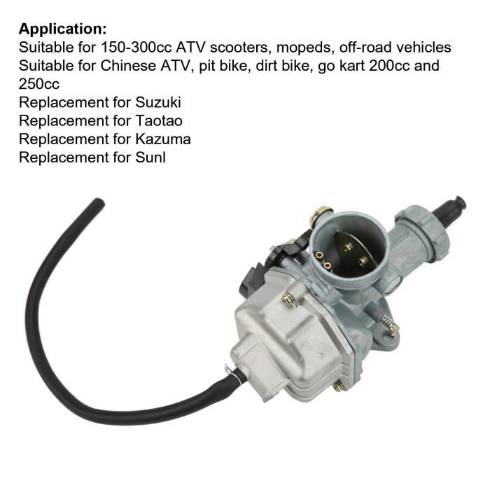 NEUF-Carburateur de starter moto universel en aluminium PZ30 30mm pour Scooters 150-300cc ...