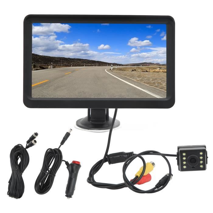 Qiilu Kit de moniteur de caméra de recul Caméra de recul de véhicule ...