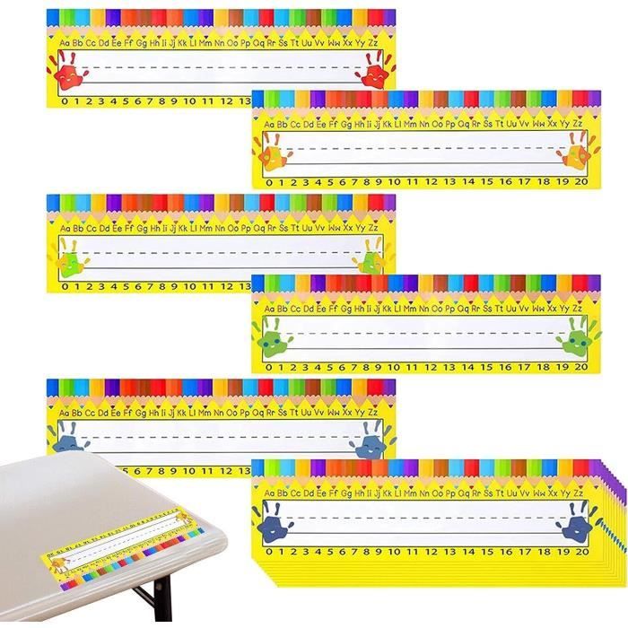 Plaques signalétique de bureau pour salle de classe | 60-120 étiquettes ...