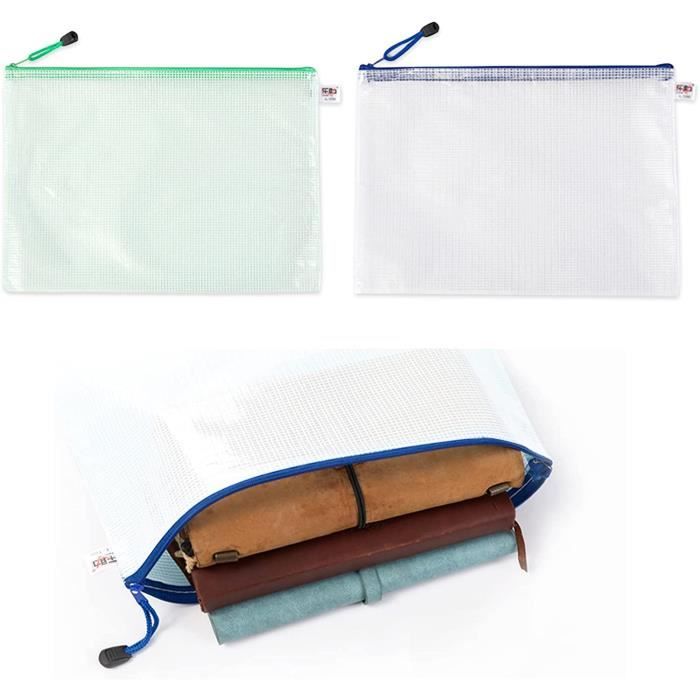 Pochette Plastique A4,Pochette Plastique A4 Zippée,Pochette Porte ...