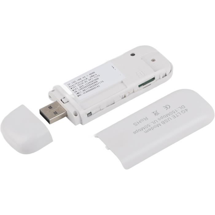 Clé Modem Hotspot Mobile, Adaptateur Réseau Sans Fil Usb 4G Lte ...