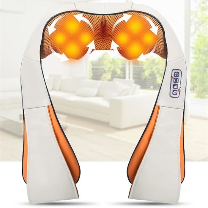 Appareil De Massage Shiatsu Cervical Masseur Multifonction Thermique