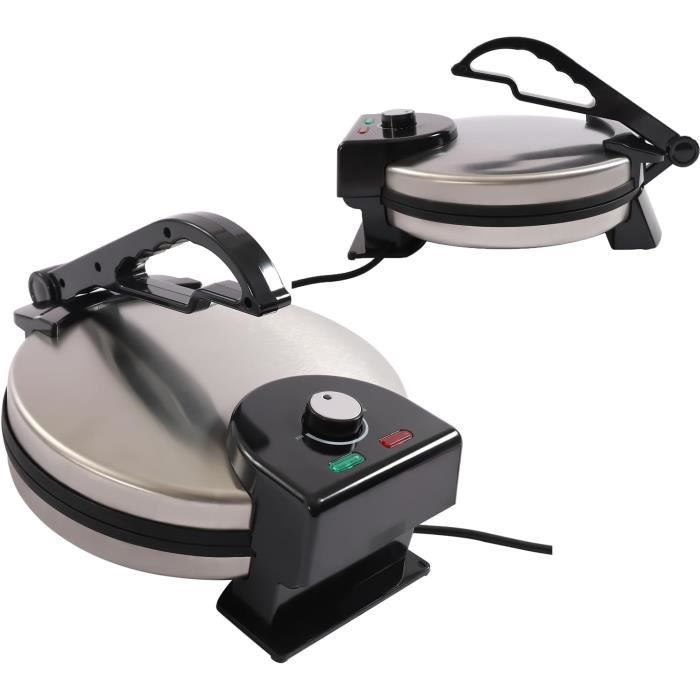 Chapati Roti Maker électrique, 1800W Chapati Maker électrique Pain Plat ...