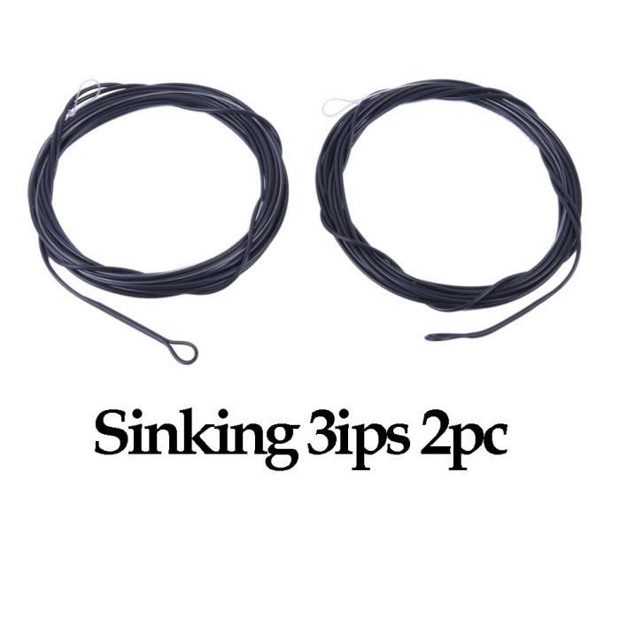 Sinking 3ips-10FT 24LB-Étole de fourrure -Maximumcatch ligne de pêche à la mouche,en Poly,avec ...