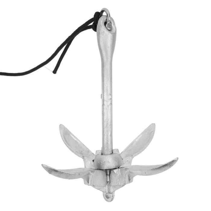 ZER-Ancre pliable 4 Tine 3,5 lb d'ancrage pliant avec un kit de corde ...