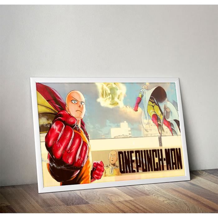 Poster Manga One Punch Man Anime Movie Wall Art - A4 (21x29,7cm ...