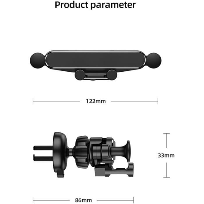 Support De Téléphone Portable Pour Voiture Adapté Aux Volkswagen Vw T ...