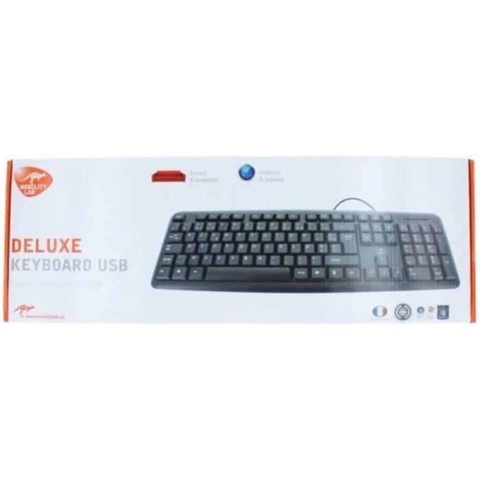 Ml300450 Clavier Filaire Deluxe Keyboard, Ergonomique Au Design Elégant ...