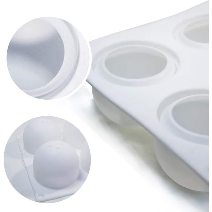 Moule Sphere Silicone Forme De Demi-Sphère Moule Patisserie Rond Moule ...