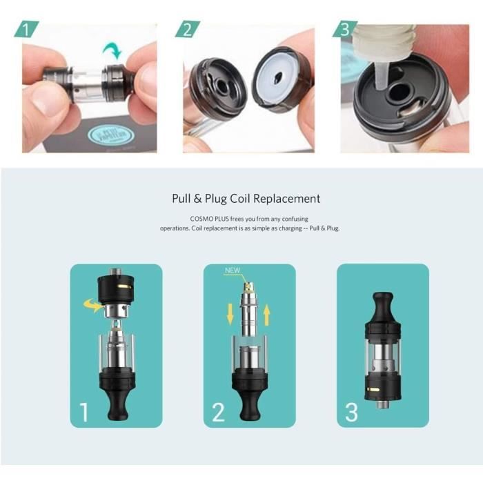 Vaptio Vape KIT Cigarette électronique MOD sans e Liquide sans Nicotine ...