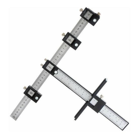 Guide de perceuse - LARGEIGHT - Réglable - Acier inoxydable - Plastique ...