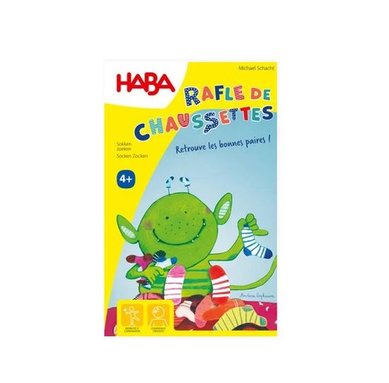 Jeu de société - HABA - Rafle de Chaussettes - 2 à 6 joueurs - À partir ...