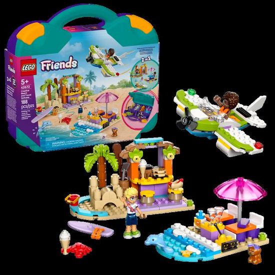LEGO Friends 42672 La valise créative de plage Idée Cadeau,Maquette ...
