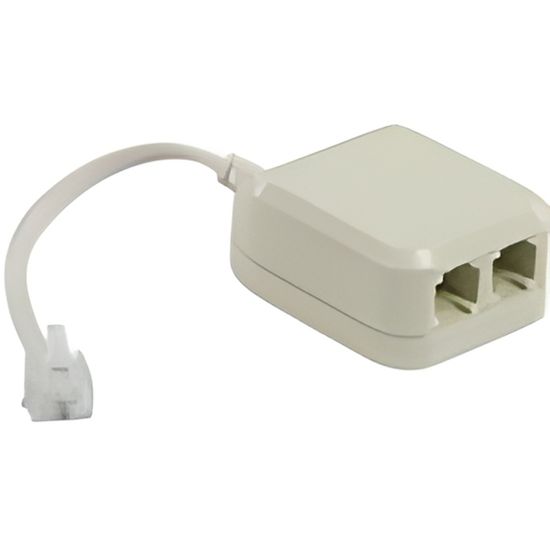 Filtre ADSL pour prise RJ11 générique - Répartiteur ADSL RJ11 mâle vers ...