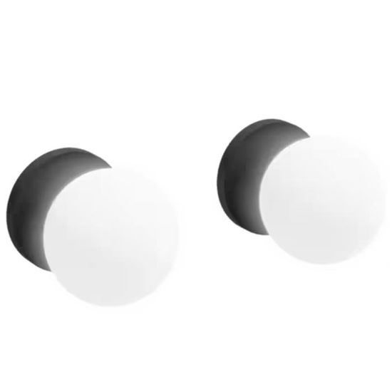 Paire d'appliques murales JACOB DELAFON Cléo 1889 gris Intense ...