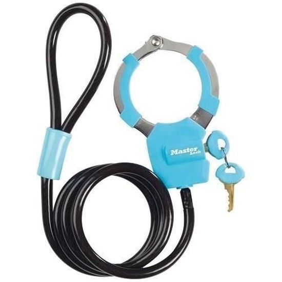 MASTER LOCK Câble antivol à clé avec menotte 1m. - Cdiscount Sport