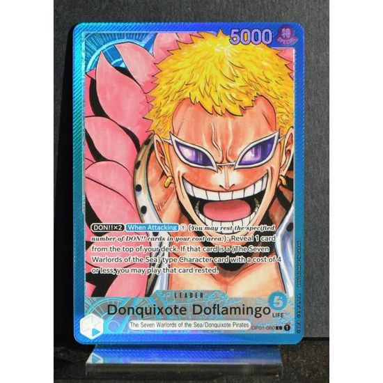 Carte Pokémon Donquixote Doflamingo Leader Parallel OP01-060 L NEUF FR ...