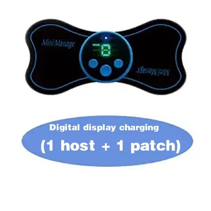 Bleu-Mini masseur électrique portable pour le cou et les cervicales, appareil de massage du dos ...