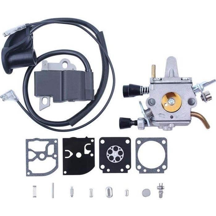 Kit de diaphragme de bobine d'allumage de carburateur Carb pour STIHL FS120 R FS200 TS200 FS250 ...