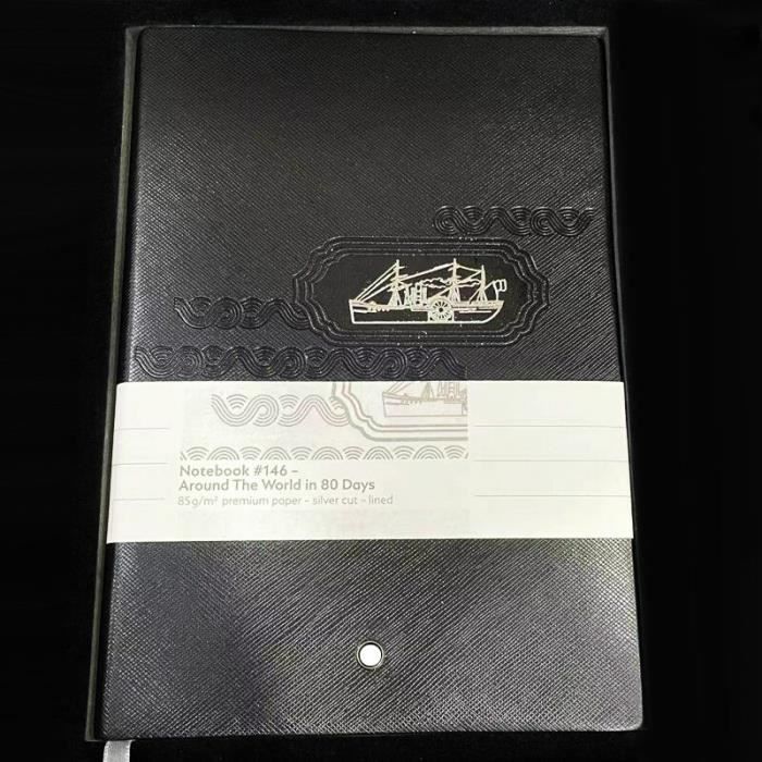 Carnet de notes - MB - A5 - Cuir de haute qualité - Lettrage gravé ...