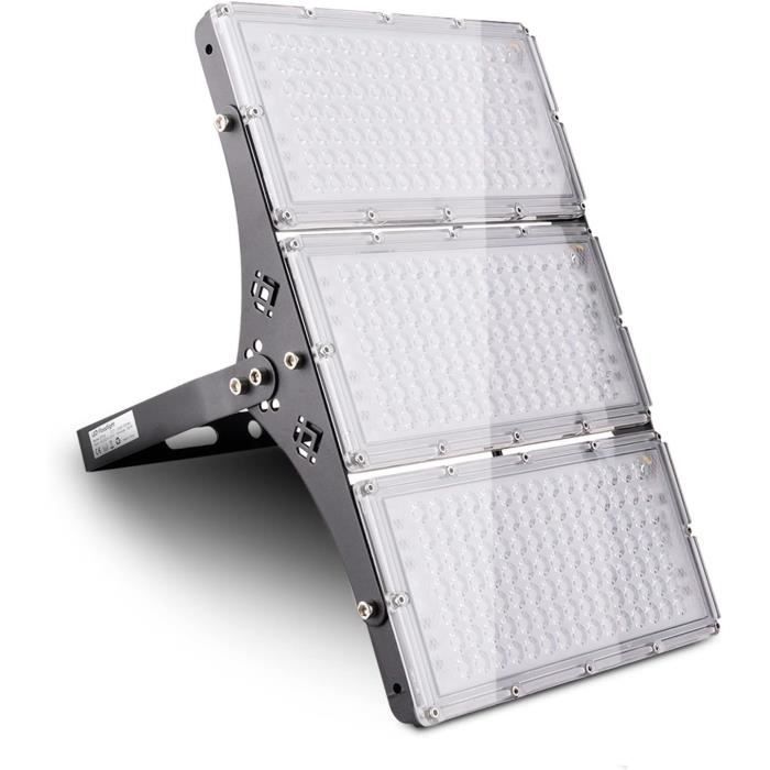 300W Projecteur LED Exterieur 24000lm Eclairage de Sécurité Imperméable IP66 3000K Blanc Chaud ...