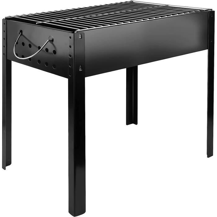 Barbecue à charbon de bois portable et pliable - 50,8 cm - Pour cuisine ...