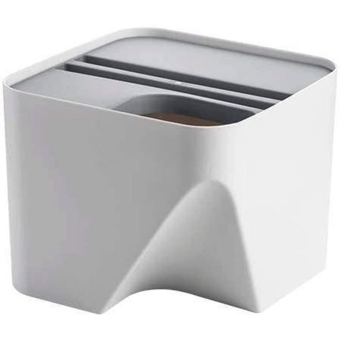 Trash Can Plastique Wastebasket, Overlay Poubelle de tri, Simple 1.5-2 ...
