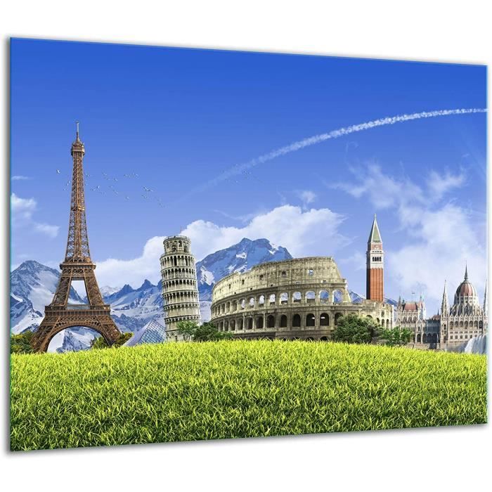 Plaque de protection pour plaque de cuisson - 60 x 52 cm - En verre ...