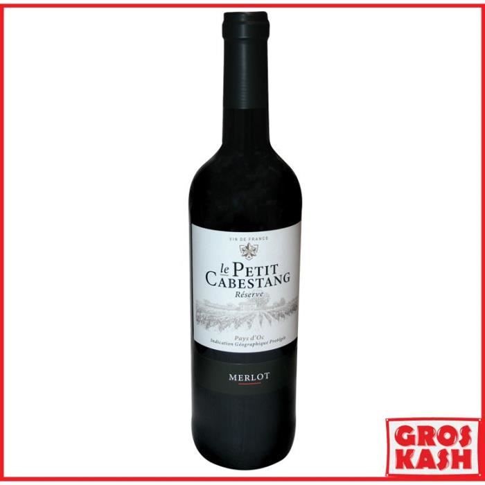 Vin Merlot Petit Cabestang 750ml Hatam Sofer KLP - La cave Cdiscount