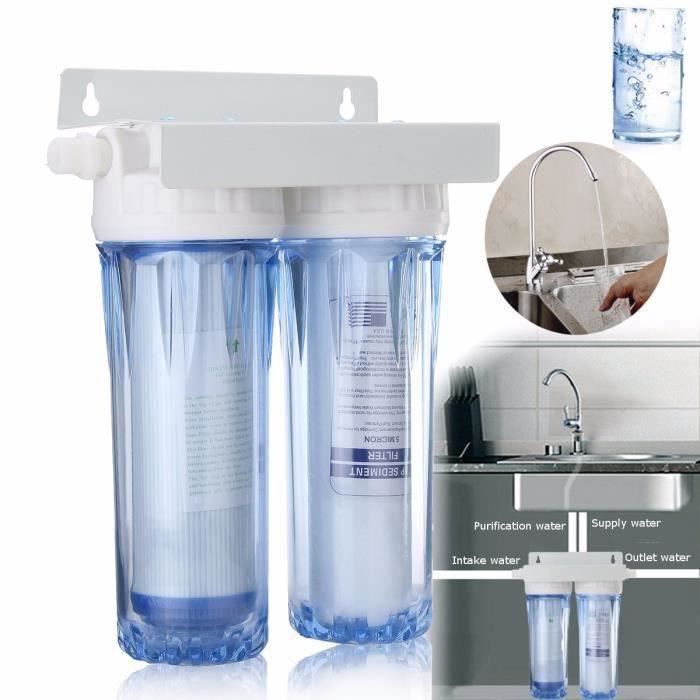 10''Dual Reverse Osmosis Faucet Tap Water Filter Purifier Cartridge ...