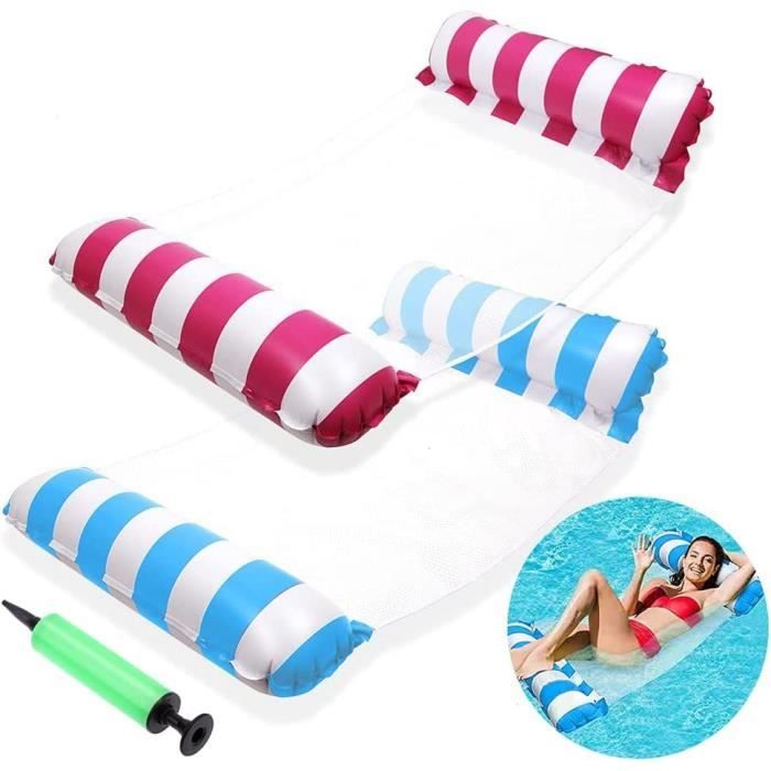 Hamac Flottant Gonflable - Non spécifié - 4-en-1 - PVC - 120cm x 70cm ...